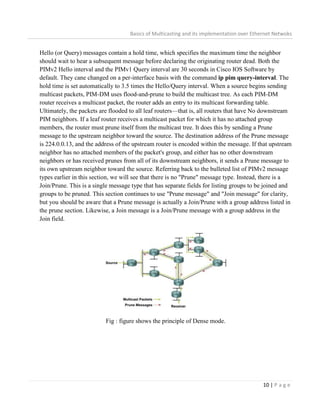 Basics of multicasting and its implementation on ethernet networks | PDF