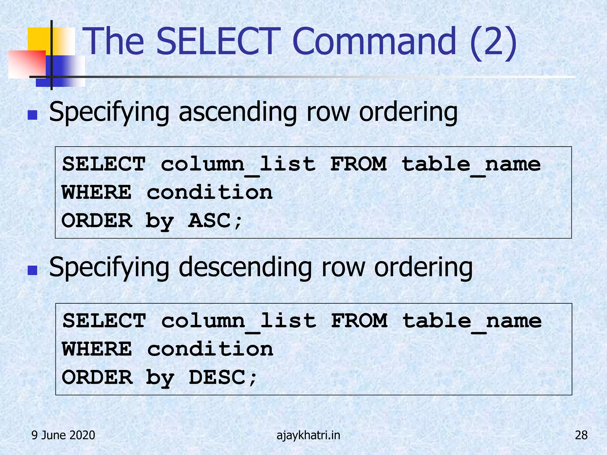 Introduction To Mysql Lecture 1 Pptx Databases Computer Software And Applications