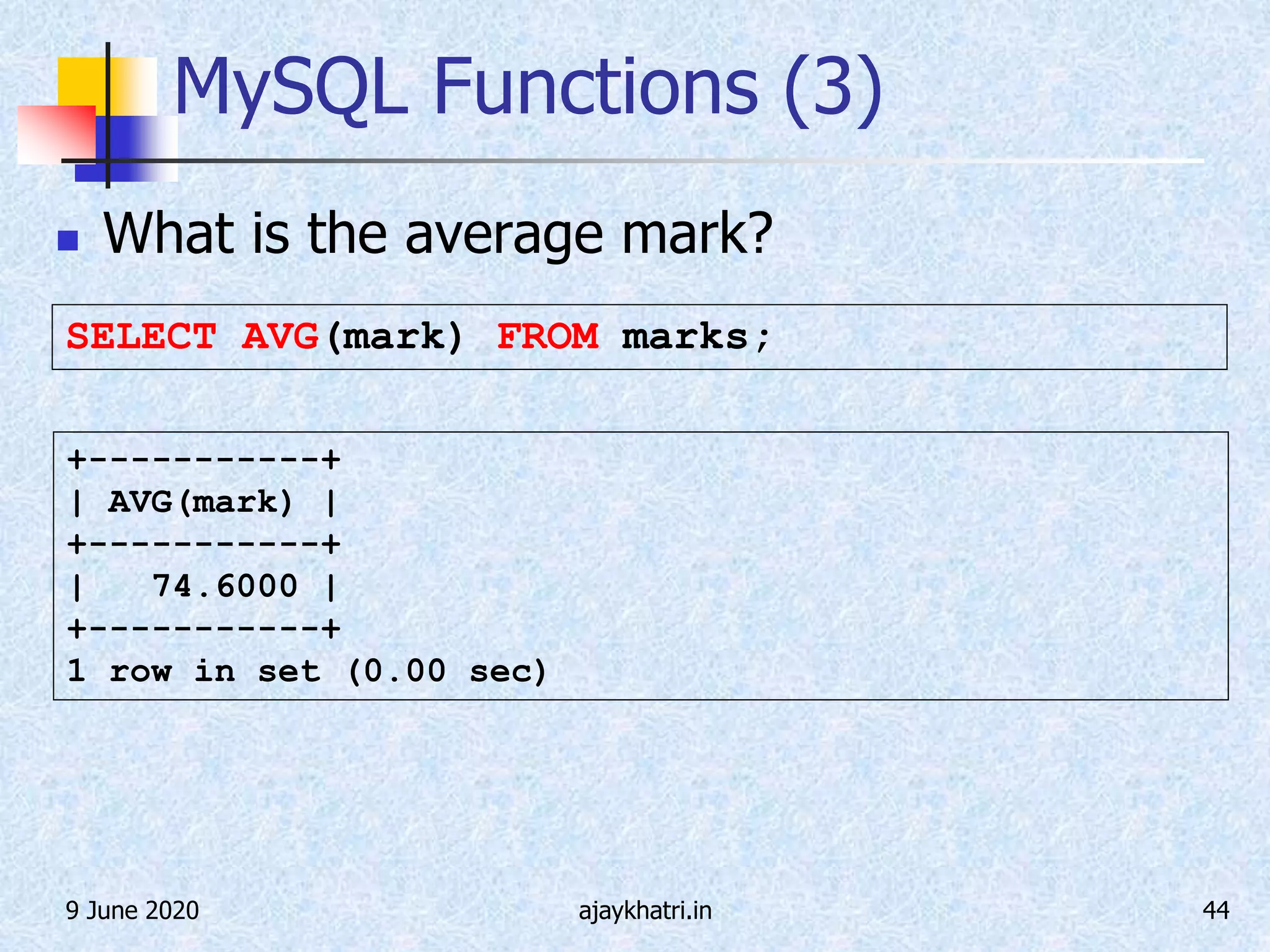 Introduction To Mysql Lecture 1 Pptx Databases Computer Software And Applications