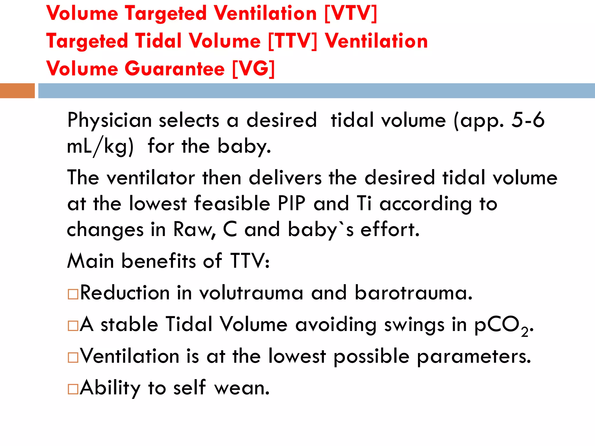 Basics of neonatal ventilation 1 | PDF
