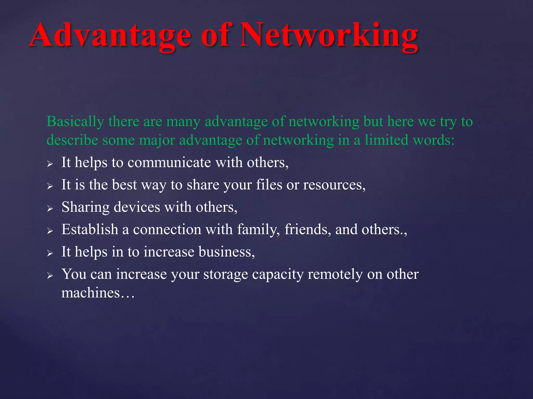 Basics of networking | PPT