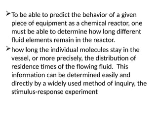 Basics of Non – Ideal flow.pptx For The Current Snd Future Purposrs | PPT