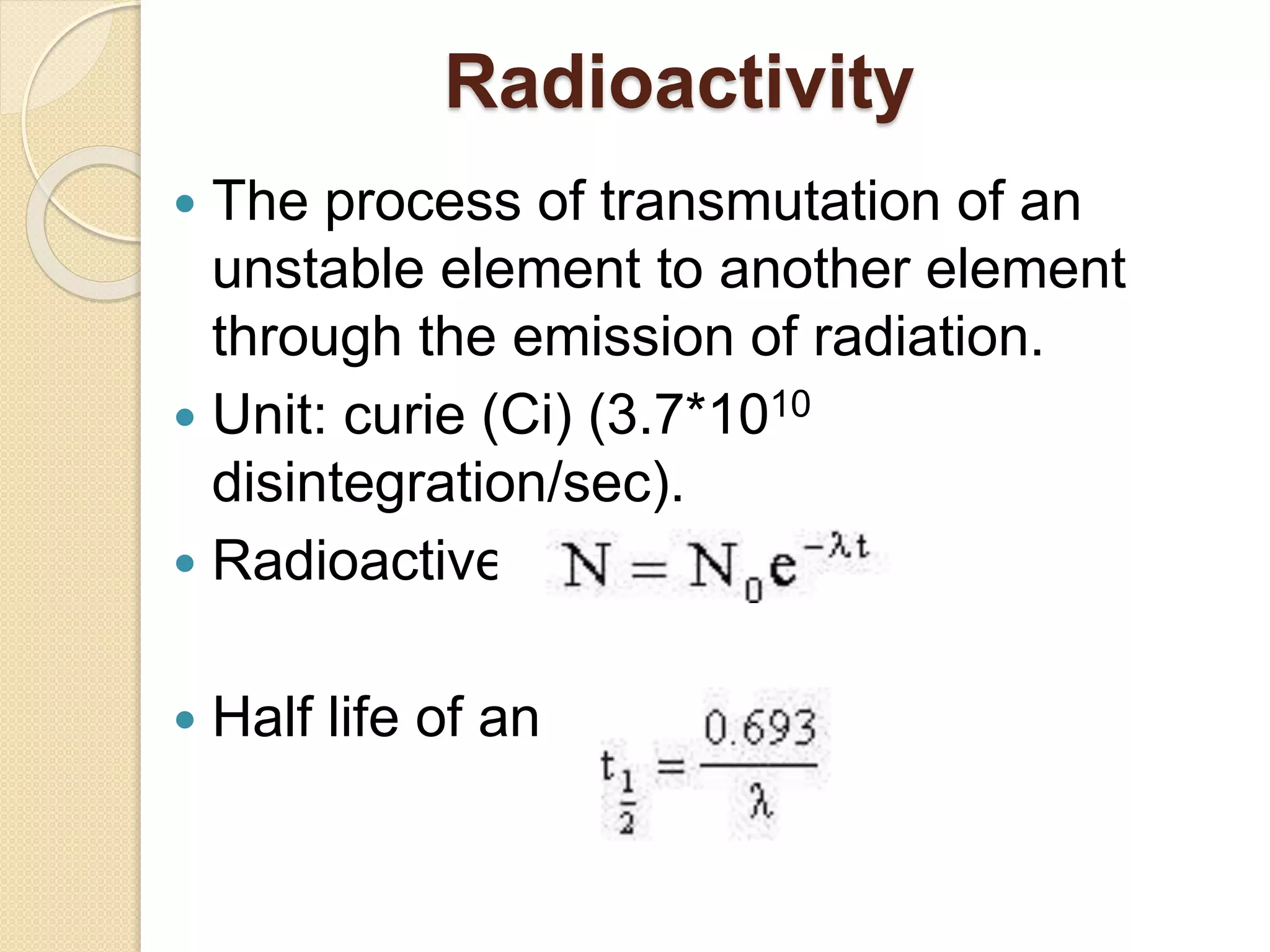 Basics of Nuclear physics | PPTX