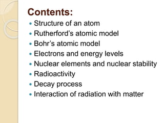 Basics of Nuclear physics | PPTX