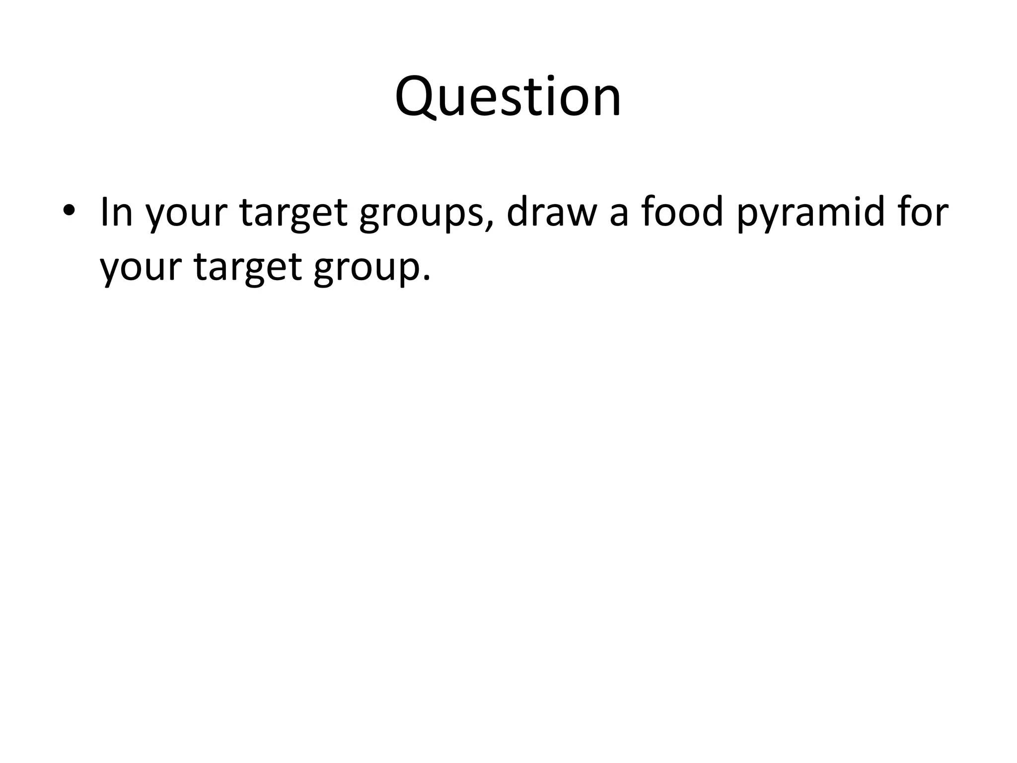 Basics of nutrition 2 food pyramids, plates and groups edited.ppt