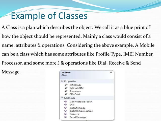 Basics of object oriented programming | PPT