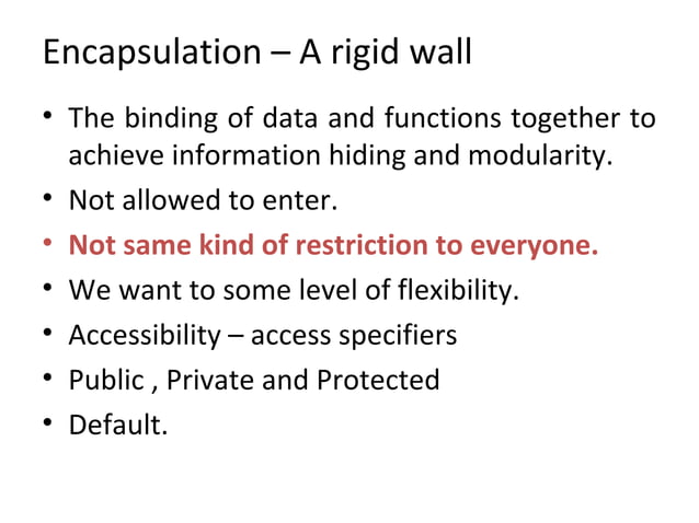 Basics Of Object Oriented Programming Interview Tips For Java Ppt