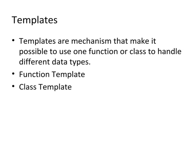 Basics Of Object Oriented Programming Interview Tips For Java Ppt
