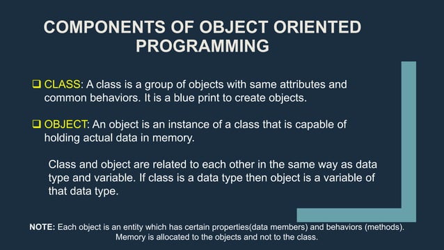 Basics of object oriented programming c++ [autosaved] | PPTX ...