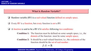 Basics of of random variable | PPT