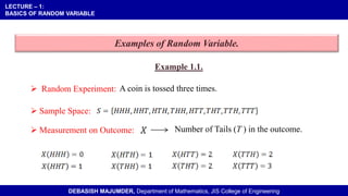 Basics of of random variable | PPT
