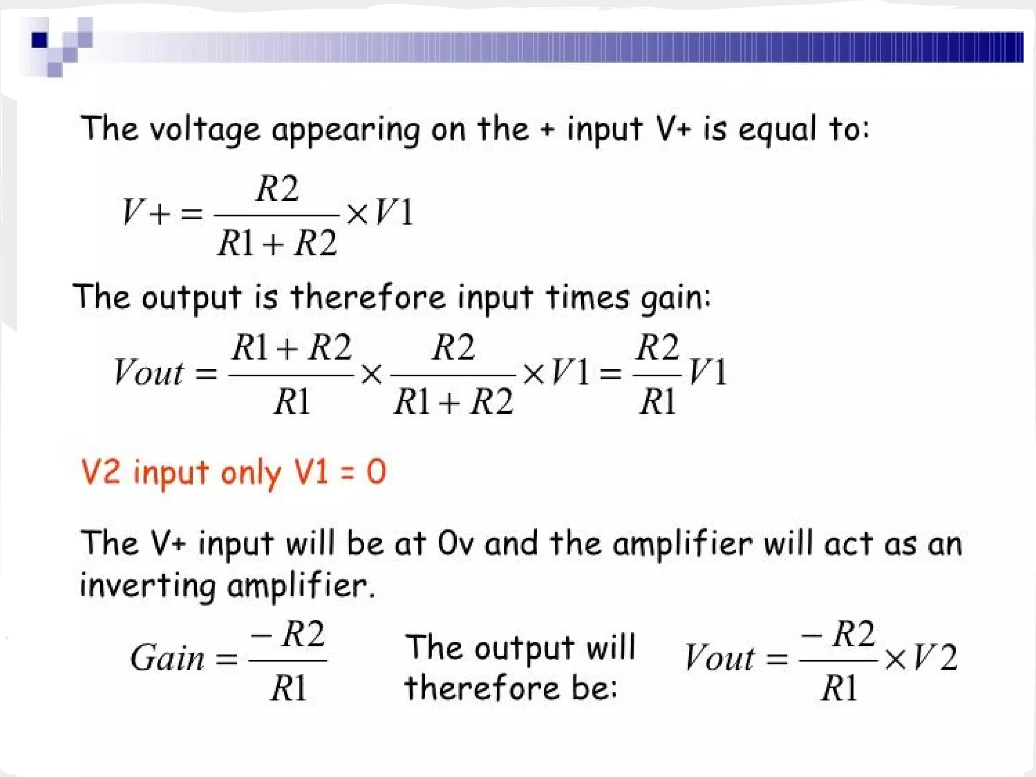 Basics of op amp | PDF