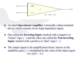 Basics of op amp | PDF