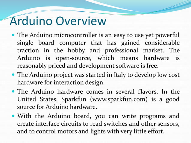 Basics of open source embedded development board ( | PPTX