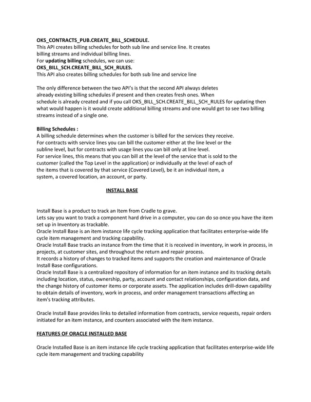 Basics Of Oracle Service Contracts Doc 5207