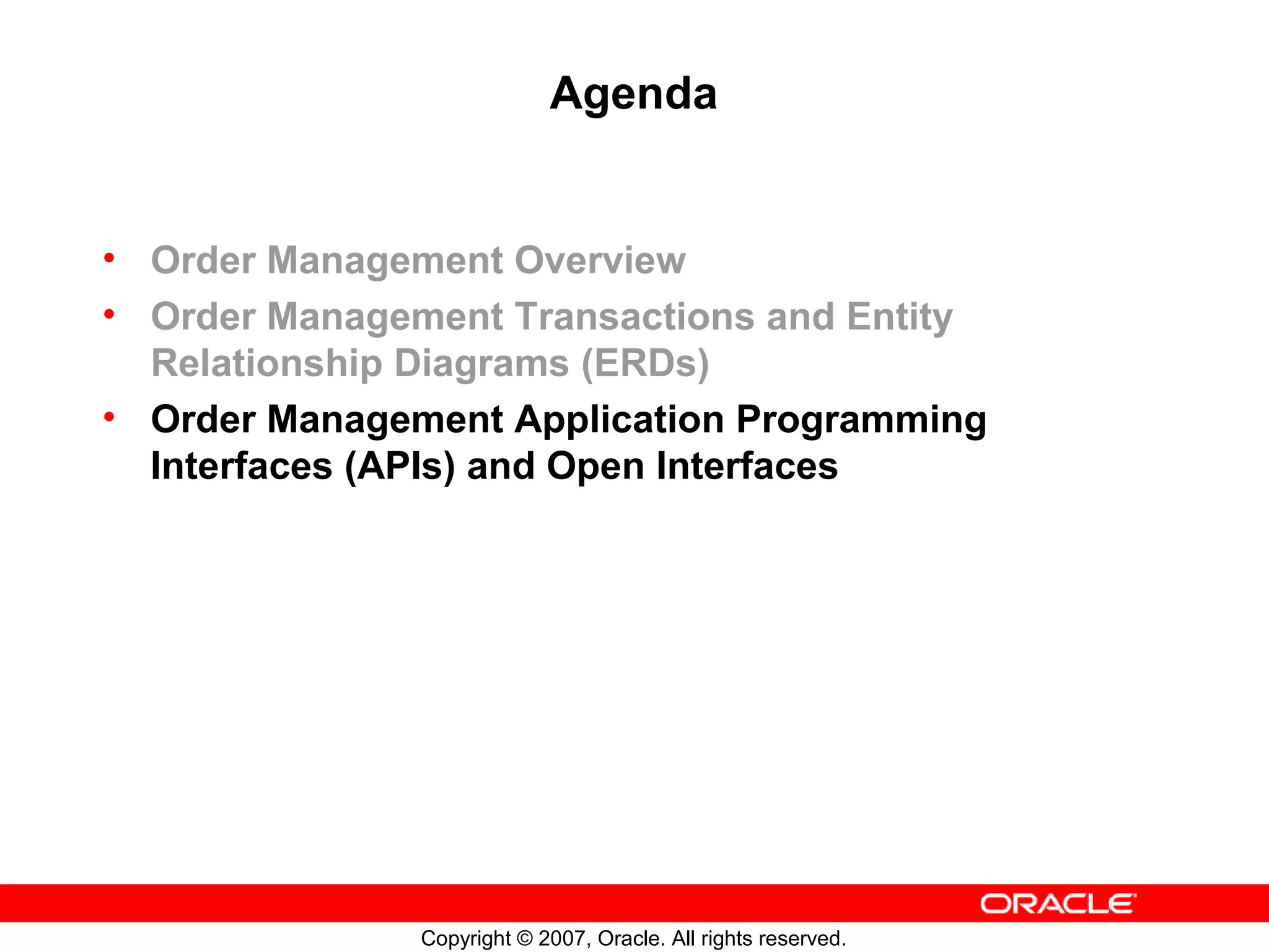 Basics of Oracle Order Management | PPT