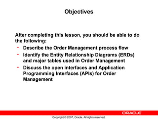 Basics of Oracle Order Management | PPT