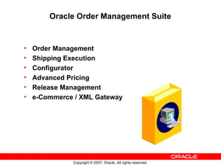 Basics of Oracle E-Business Suite Order Management | PPT