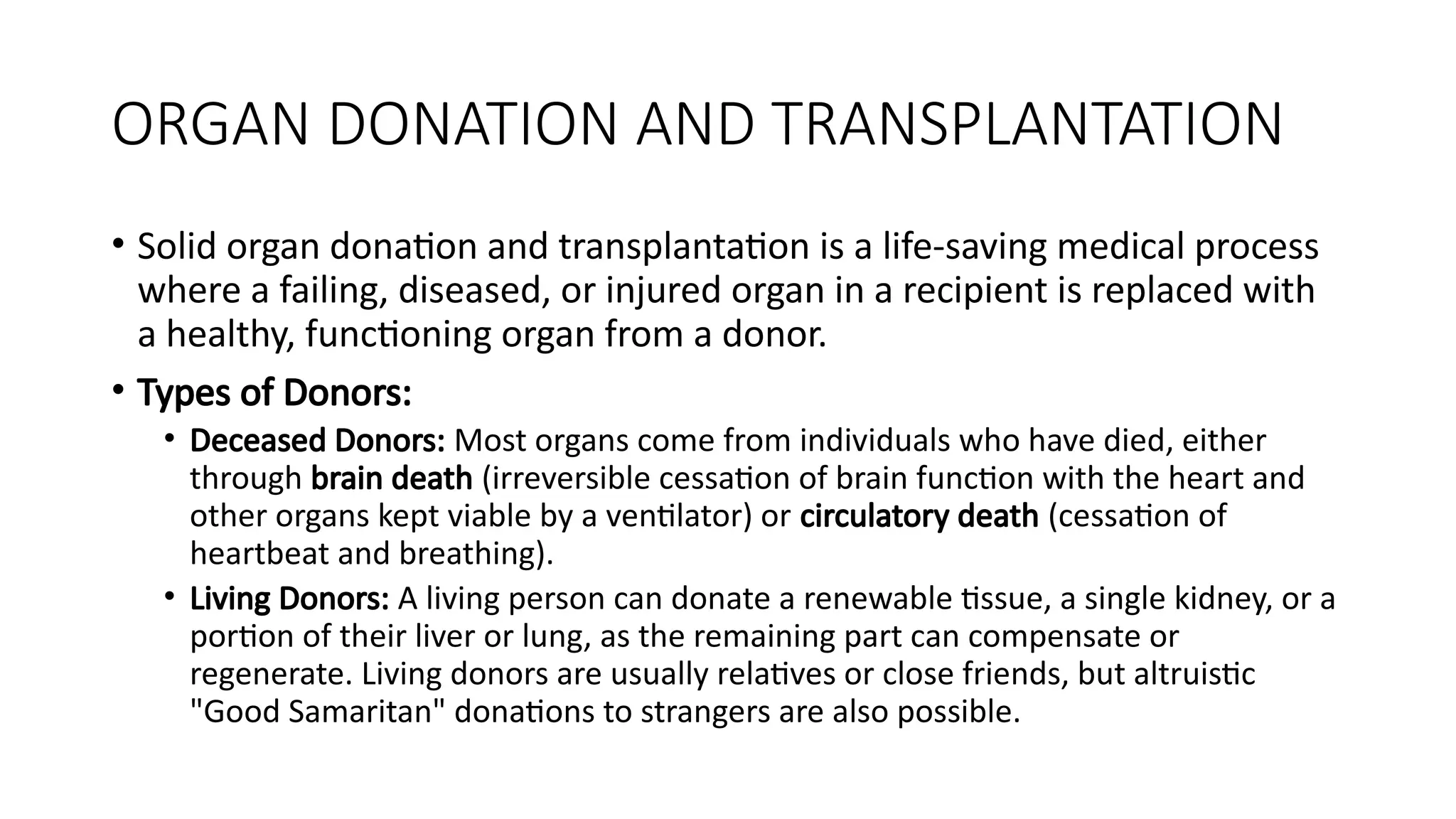 BASICS OF ORGAN TRANSPLANTATION AND ORGAN DONATION.pptx