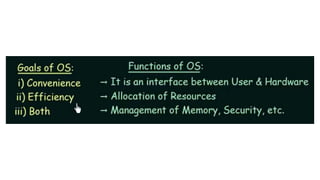 Basics of os | PPTX