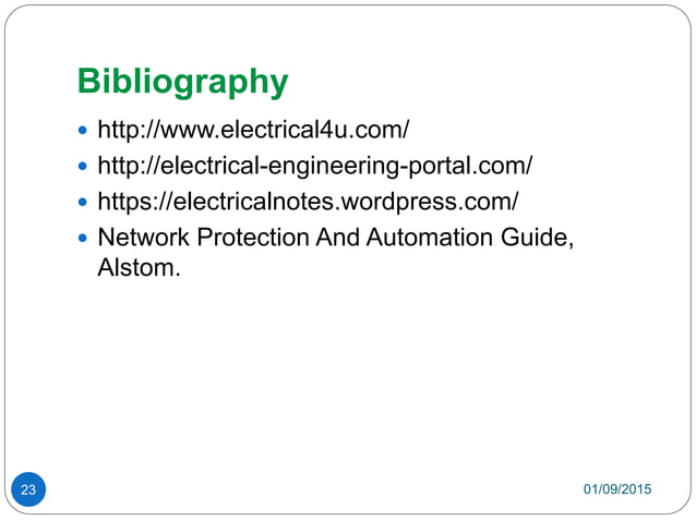 Basics of overcurrent protection | PPTX