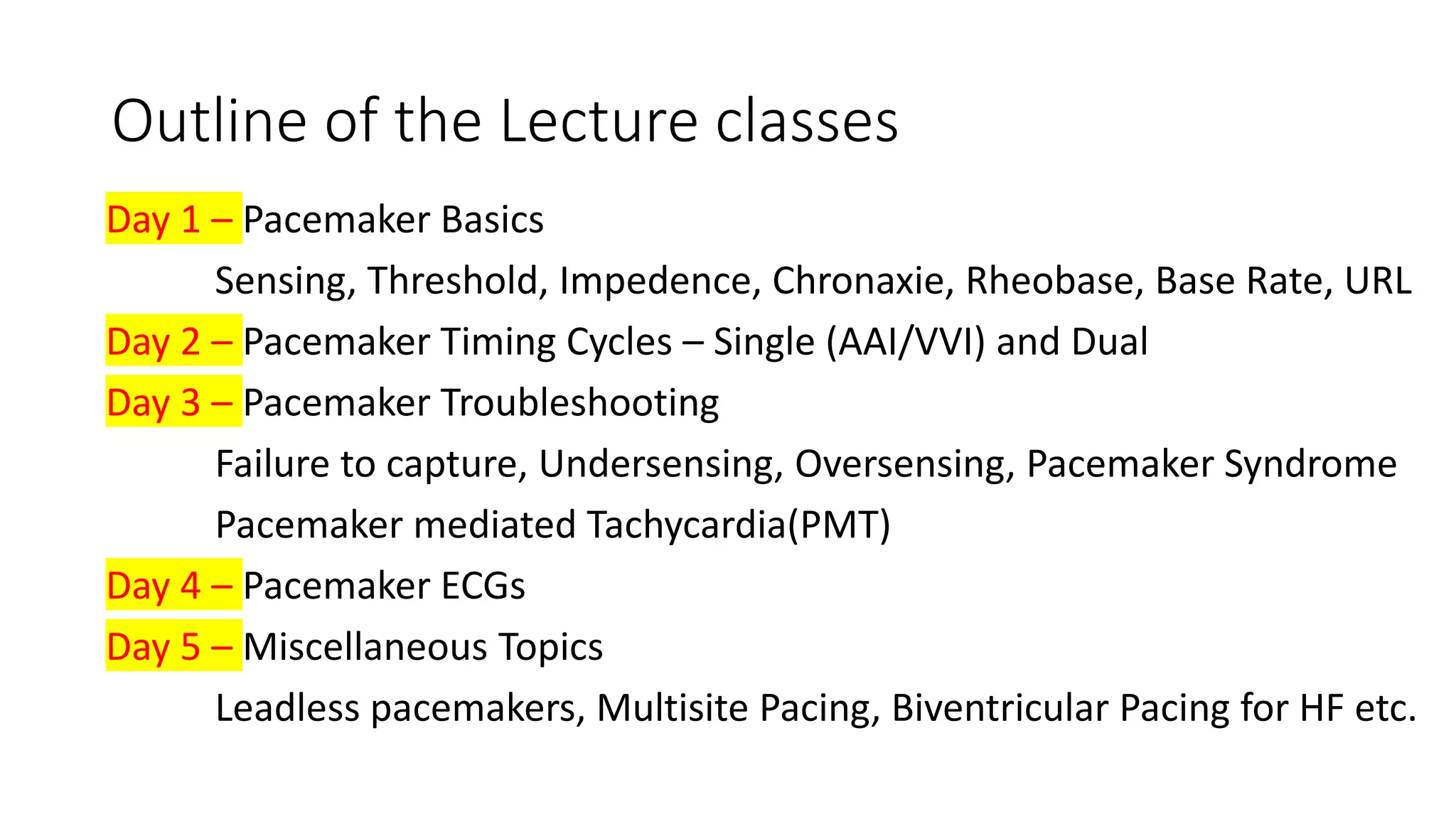 Basics of Pacemaker Dr Hafeesh Fazulu Pushpagiri | PPTX