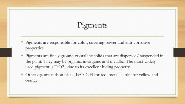 Basics of paint coatings | PPTX | Painting | Arts and Crafts
