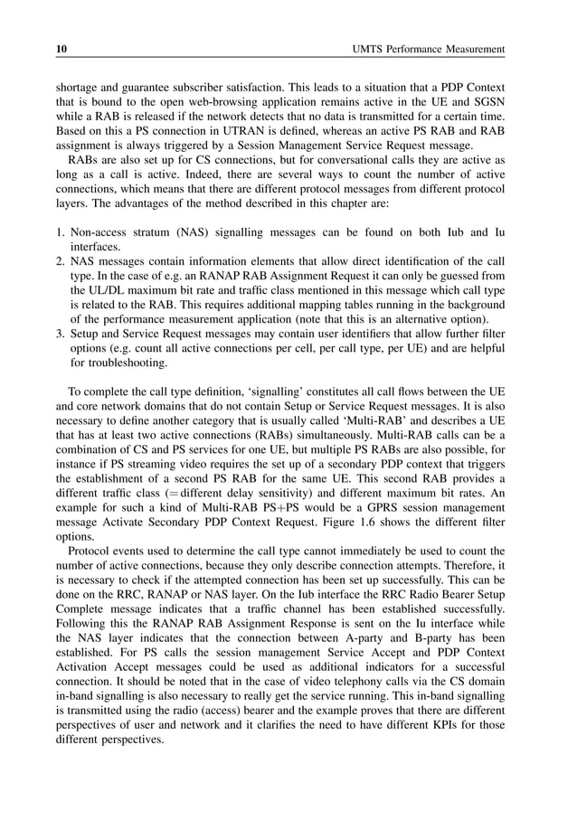 Basics of performance measurement in umts | PDF | Computer Networking | Computing