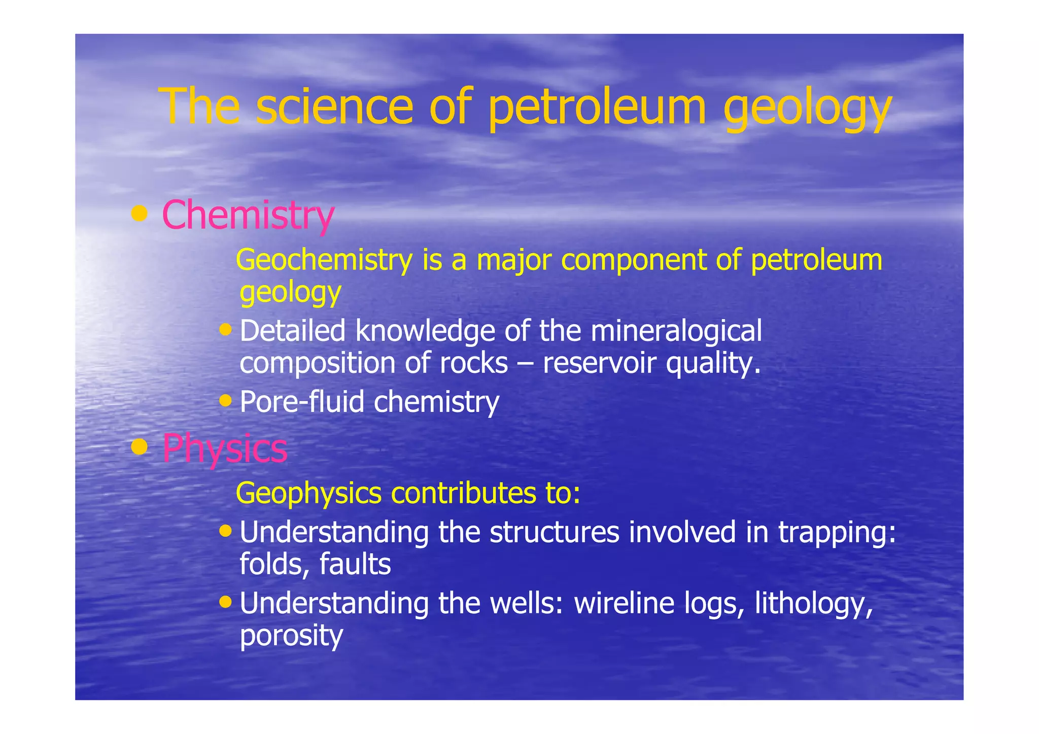 Basics of petroleum geology | PDF