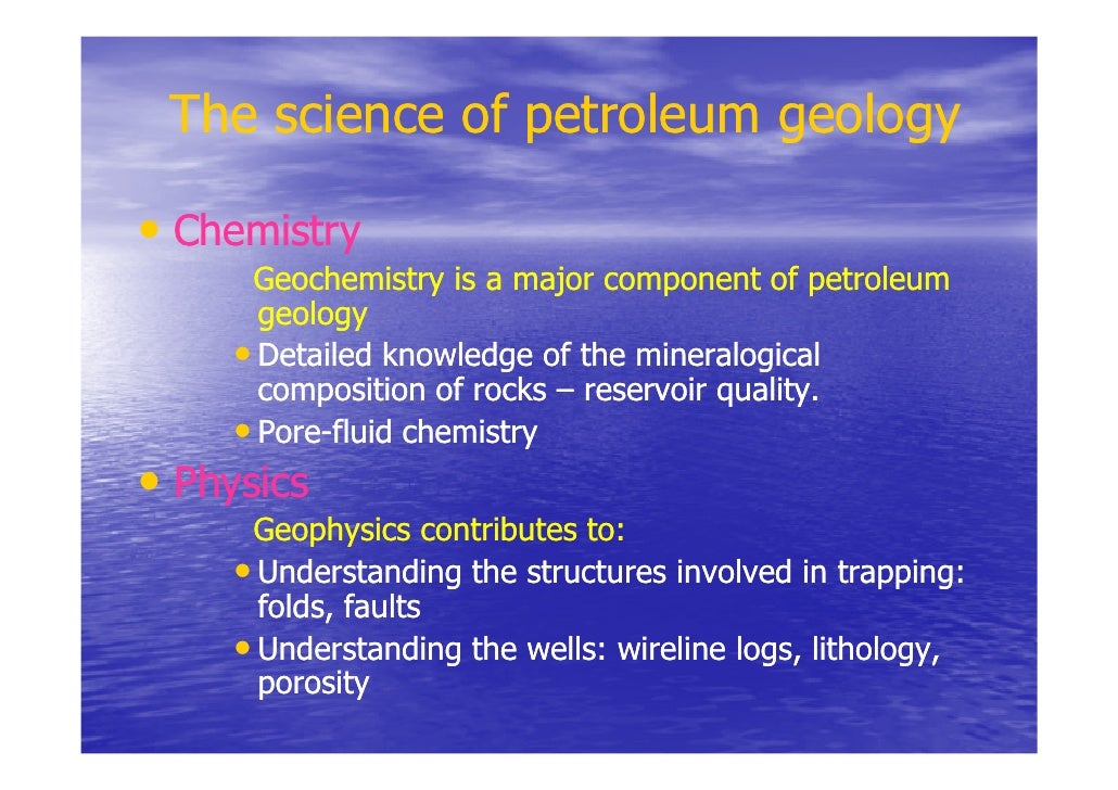 Basics of petroleum geology