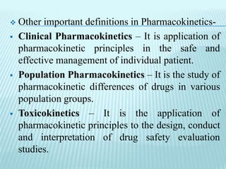 Basics of Pharmacokinetics | PPTX
