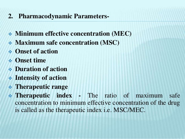 Basics of Pharmacokinetics