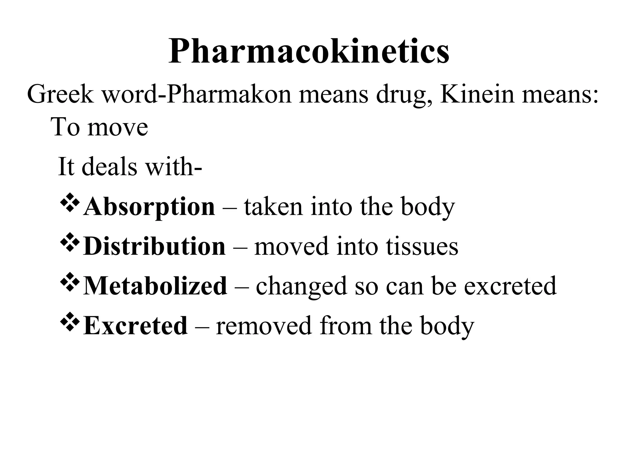 Basics of pharmacology | PPT
