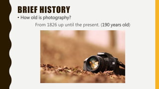 Basics of Photography | PPTX