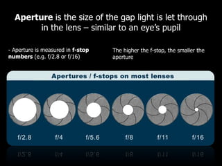 Basics of photography | PPTX