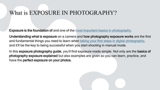 Basics of Photography lecture 3.pptx