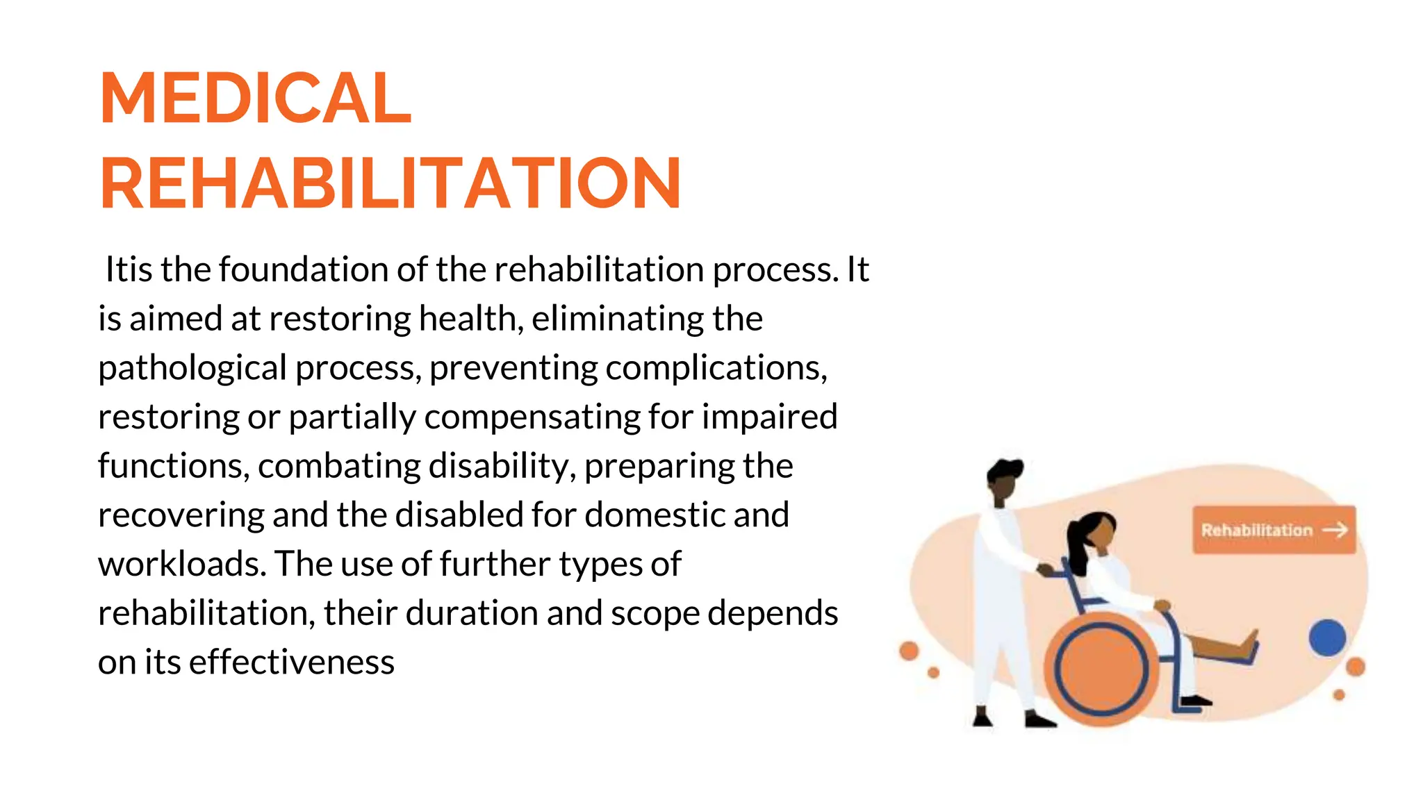 Basics of physical rehabilitation. Types of training, principles of ...