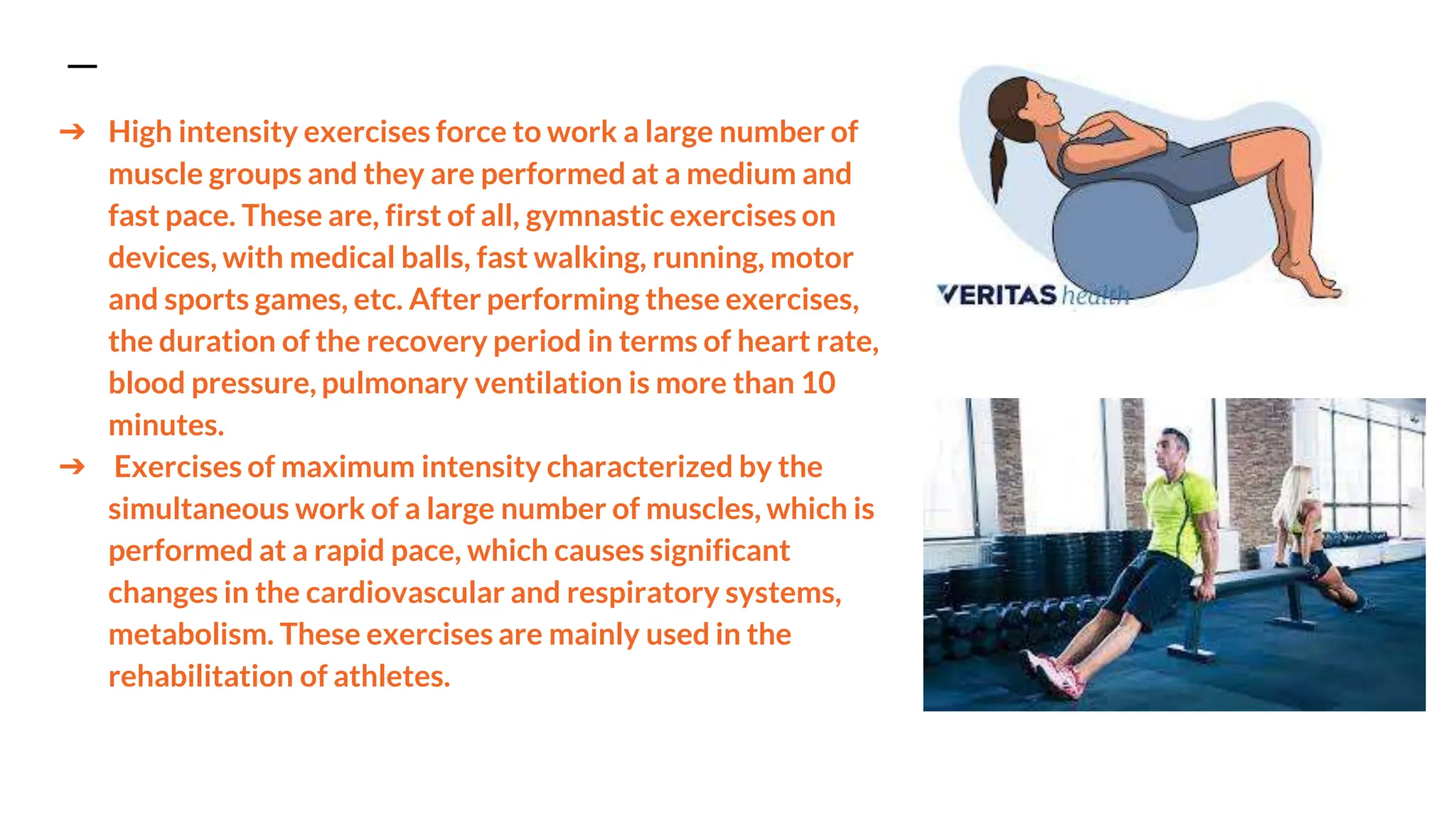 Basics of physical rehabilitation. Types of training, principles of ...