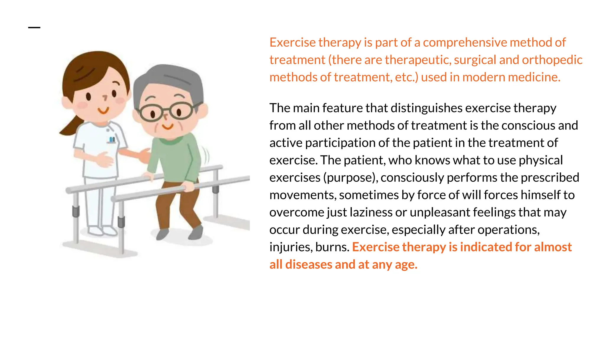 Basics of physical rehabilitation. Types of training, principles of ...