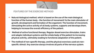 Basics of physical rehabilitation. Types of training, principles of ...