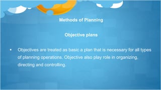 Basics of planning | PPTX