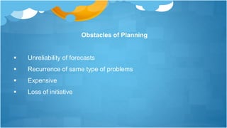 Basics of planning | PPTX
