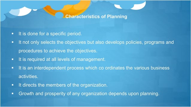 Basics of planning | PPTX | Business | Business and Finance