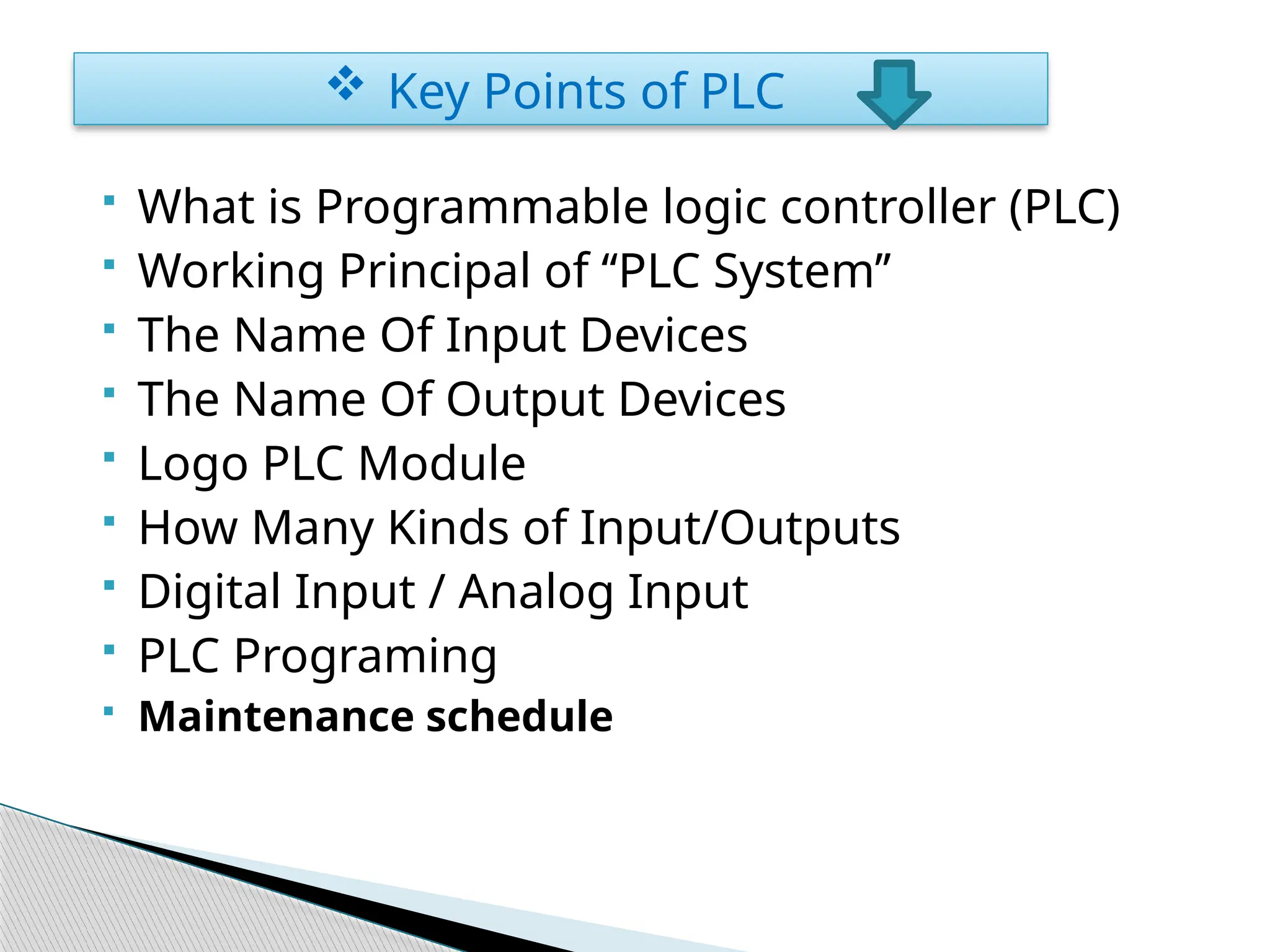 Basics Of Programmable Logic Controllers PLC.pptx