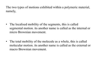 Introduction to Polymers | PPTX