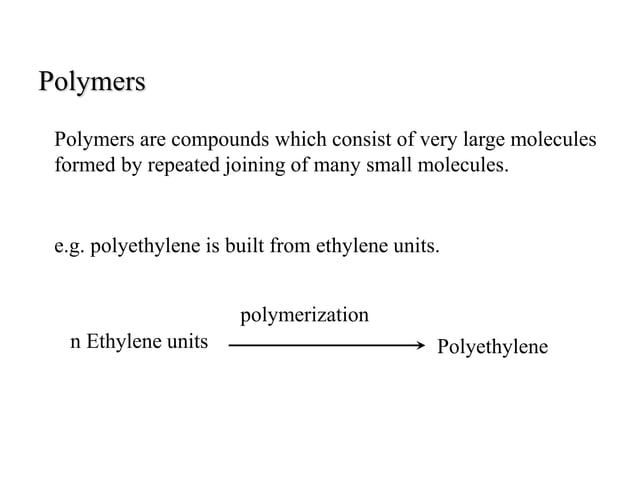 Introduction to Polymers | PPTX