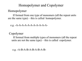 Introduction to Polymers | PPTX