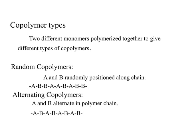 Introduction to Polymers | PPTX