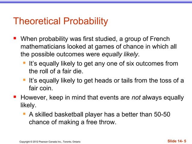 Basics of probability | PPT
