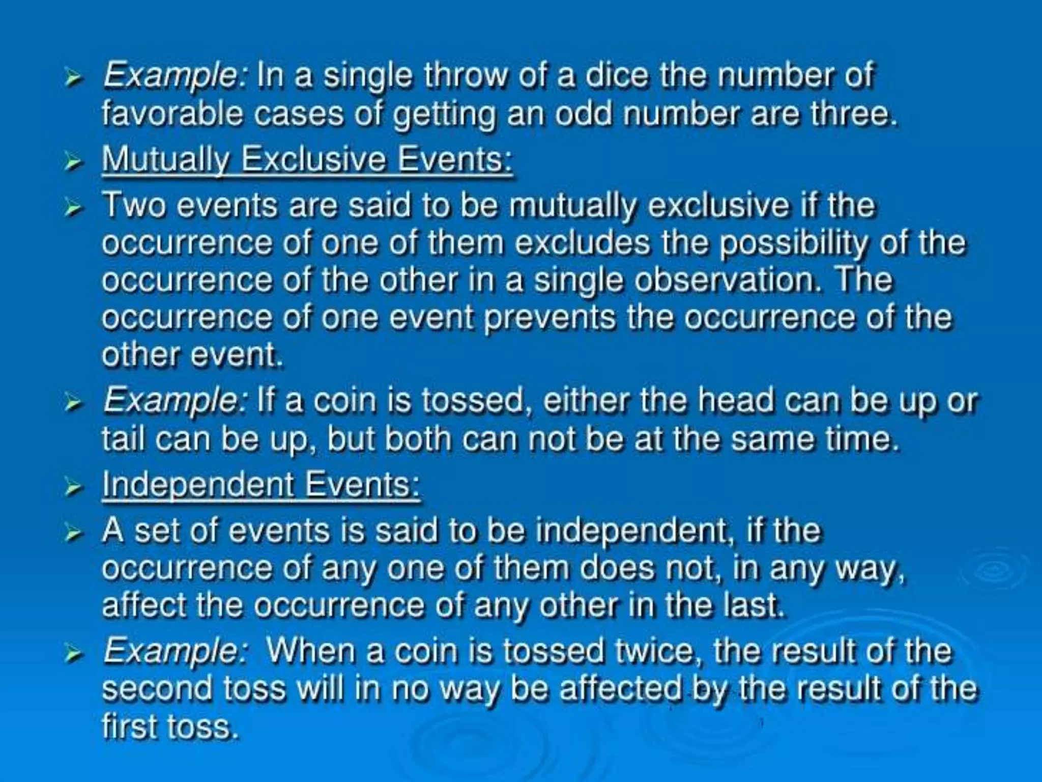 Basics of probability 9 | PPTX